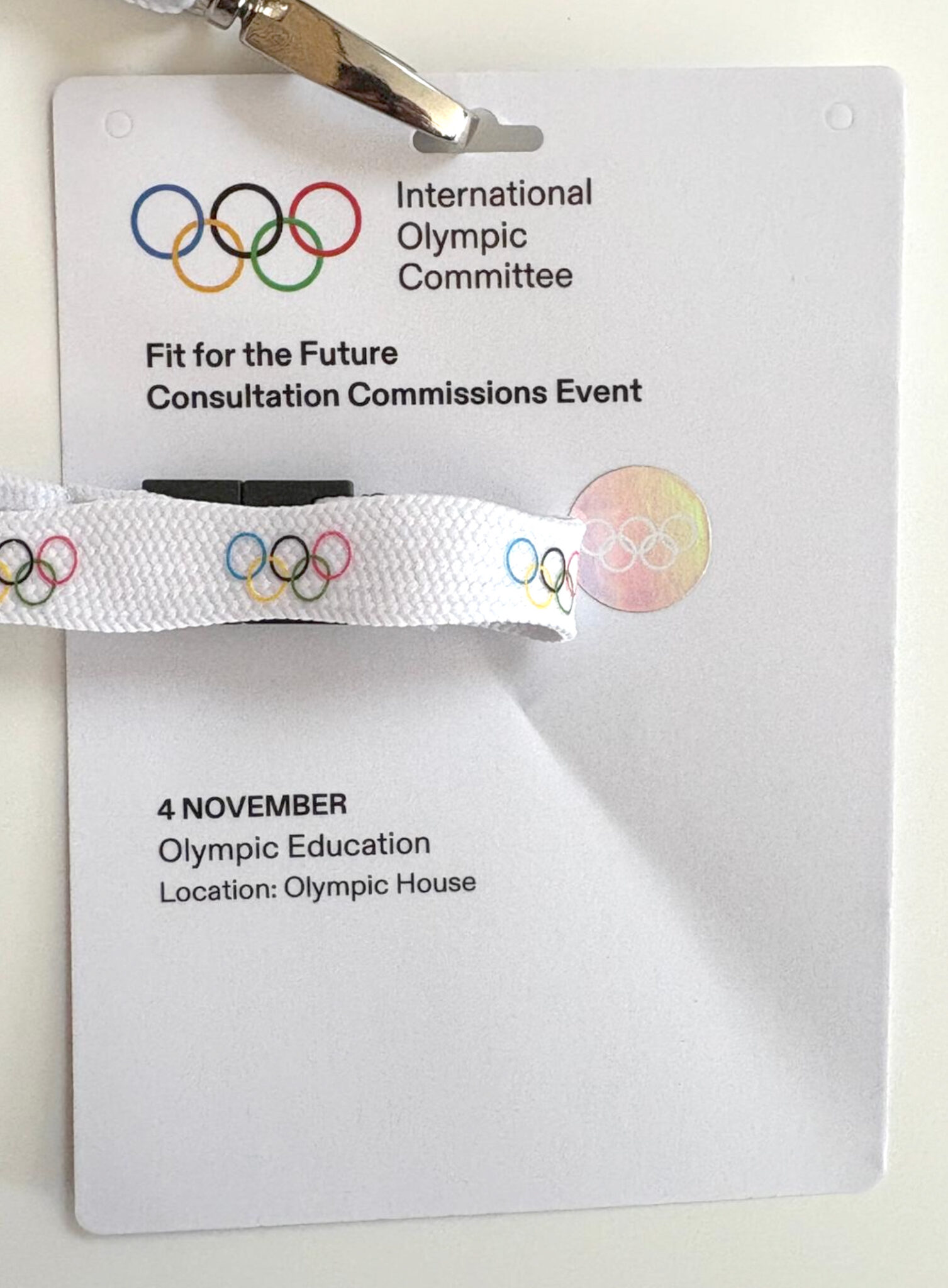 IPCC President meets Christophe De Kepper, IOC Director General